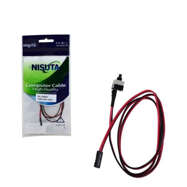 CABLE EXTENSOR POWER/RESET DE PC 50cm NISUTA | AyP Computacion